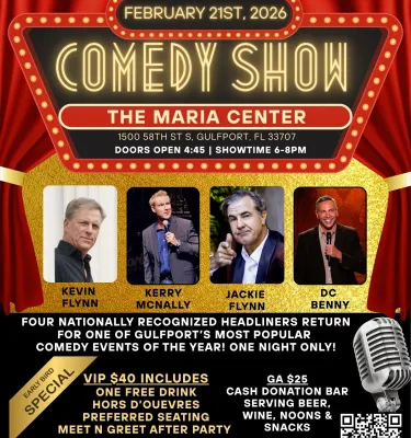 Gulfport Comedy Showcase | Visit St Petersburg Clearwater Florida
