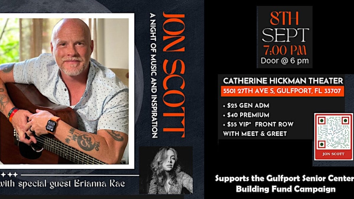 Jon Scott: A Night of Music and Inspiration | Visit St Petersburg ...