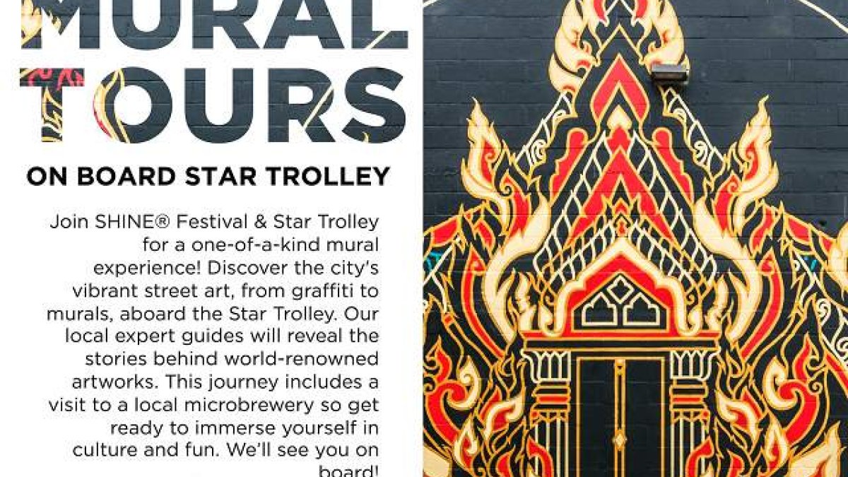 SHINE Mural Tour on Star Trolley | Visit St Petersburg Clearwater Florida