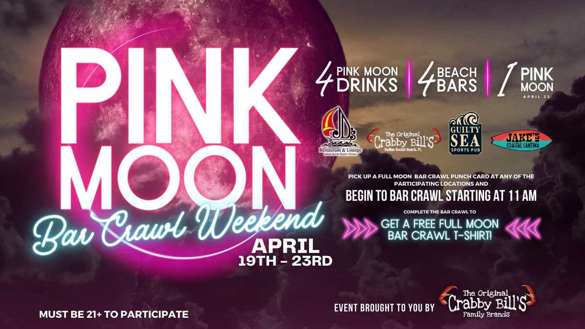 Pink Moon Bar Weekend Crawl | Visit St Petersburg Clearwater Florida