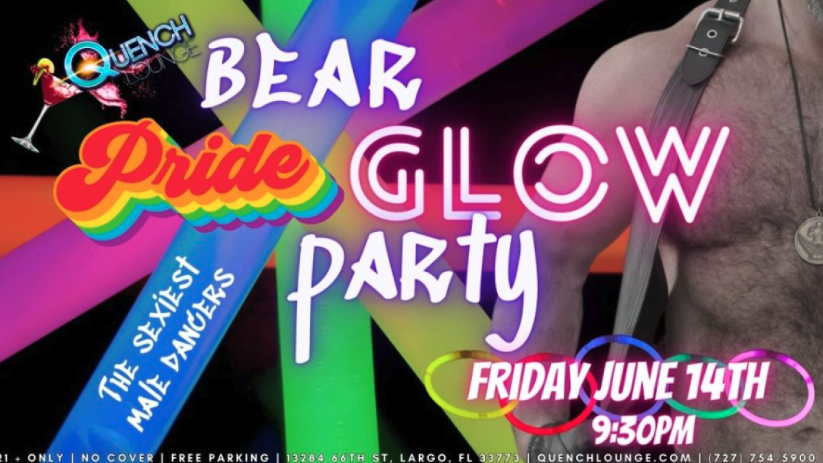 Bear PRIDE Glow Party | Visit St Petersburg Clearwater Florida